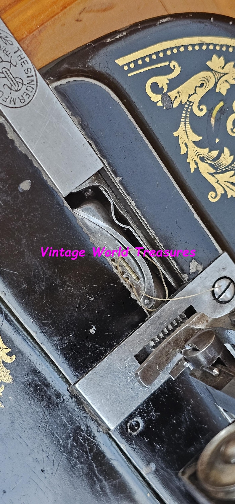 Singer 12K Fiddle Base Hand Crank Sewing Machine - Etsy