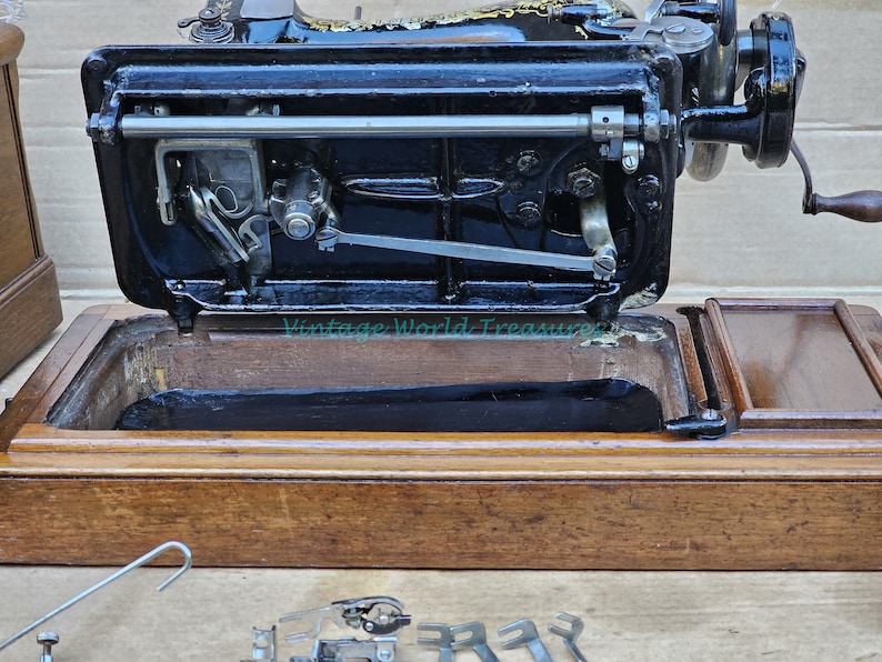 Vintage Singer 28k Hand Crank Sewing Machine - Etsy