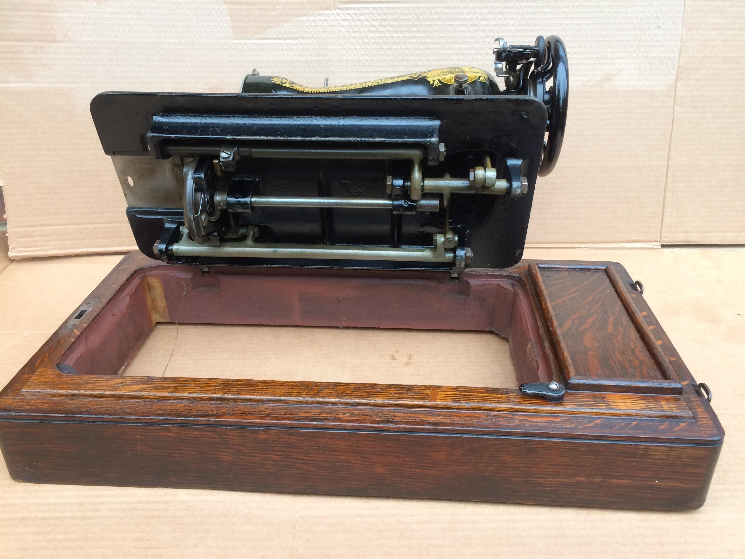 Singer 15K Sphinx Antique Electric Sewing Machine - Etsy
