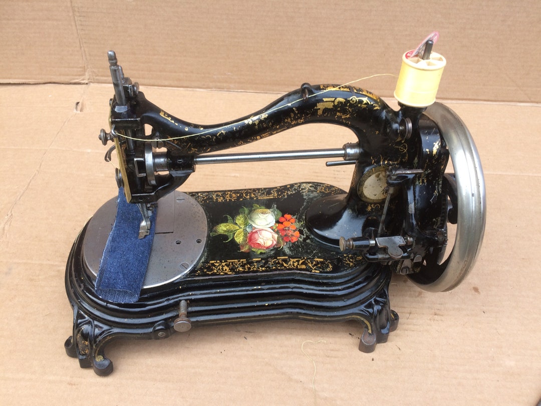 Antique Bradbury Wellington Lockstitch Hand Crank Sewing Machine. - Etsy
