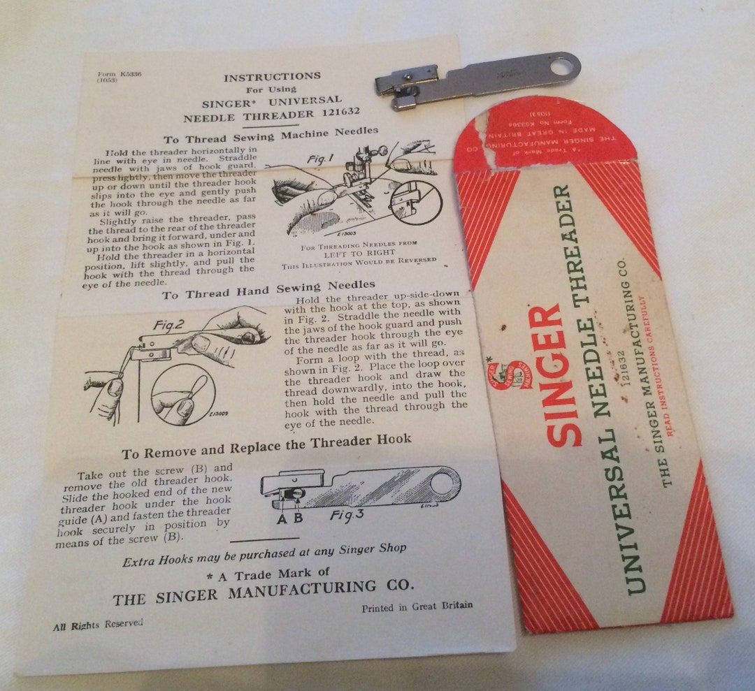 Singer Universal Needle Threader 121632 - Etsy
