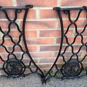 Antique Singer Treadle Sewing Machine Frame Only X 2 Stand Pieces. - Etsy
