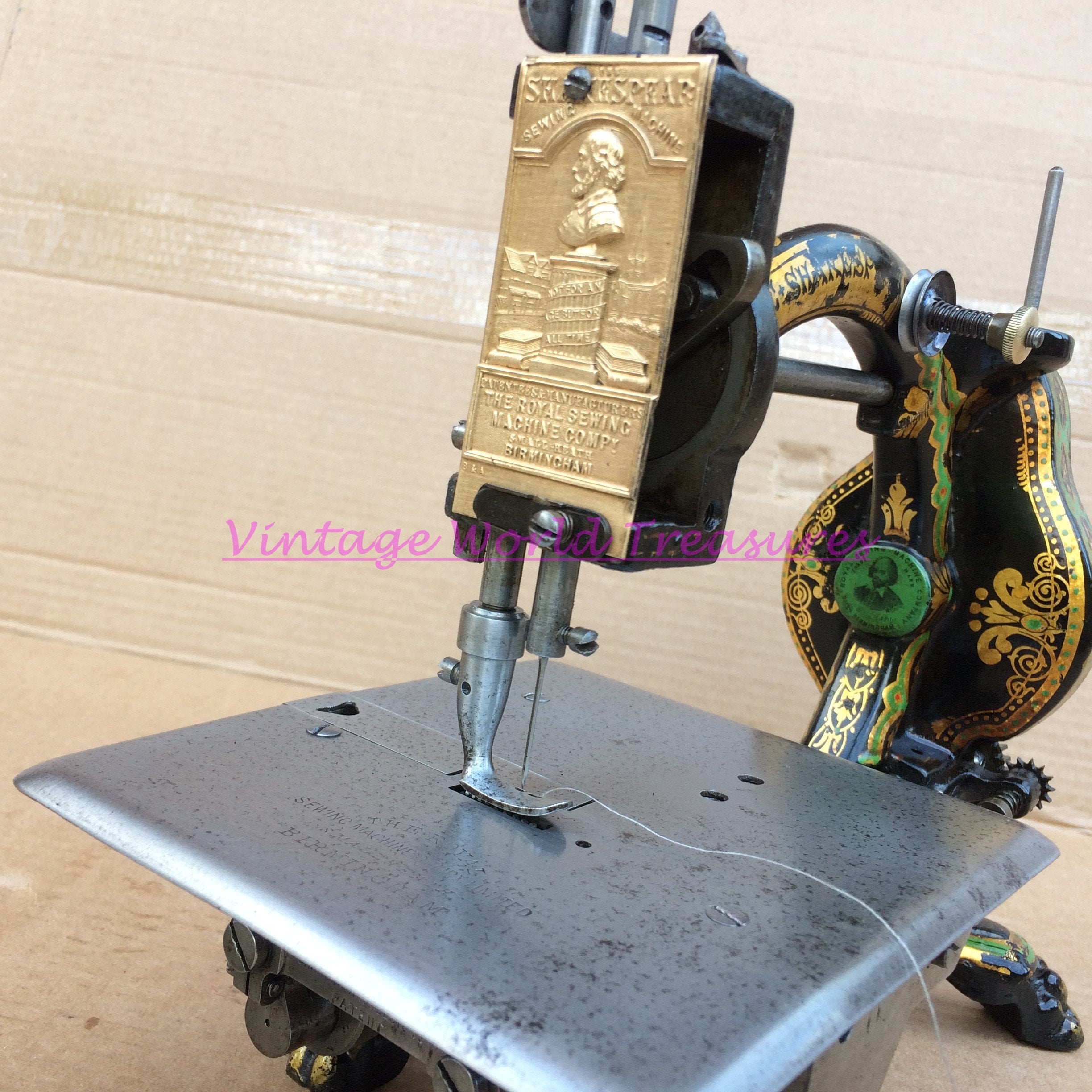 The Shakespear Antique Lockstitch Sewing Machine - Etsy UK