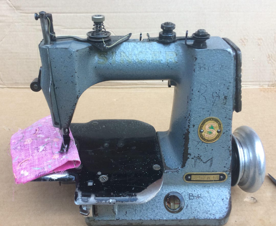 Vintage Singer 240K13 Industrial Chainstitch Sewing Machine Head Only ...