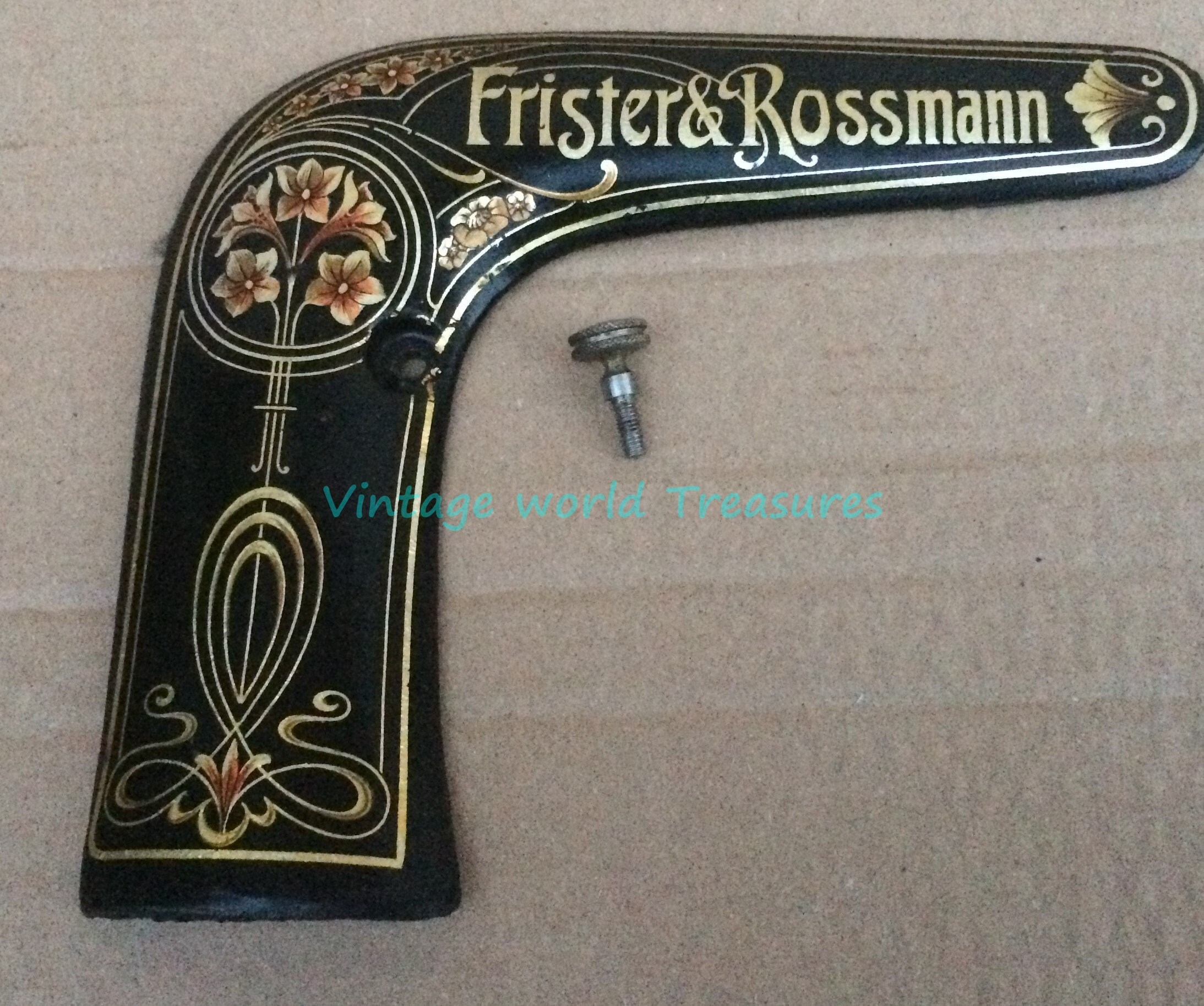 Antique Frister & Rossmann Sewing Machine Back Cover Plate - Etsy