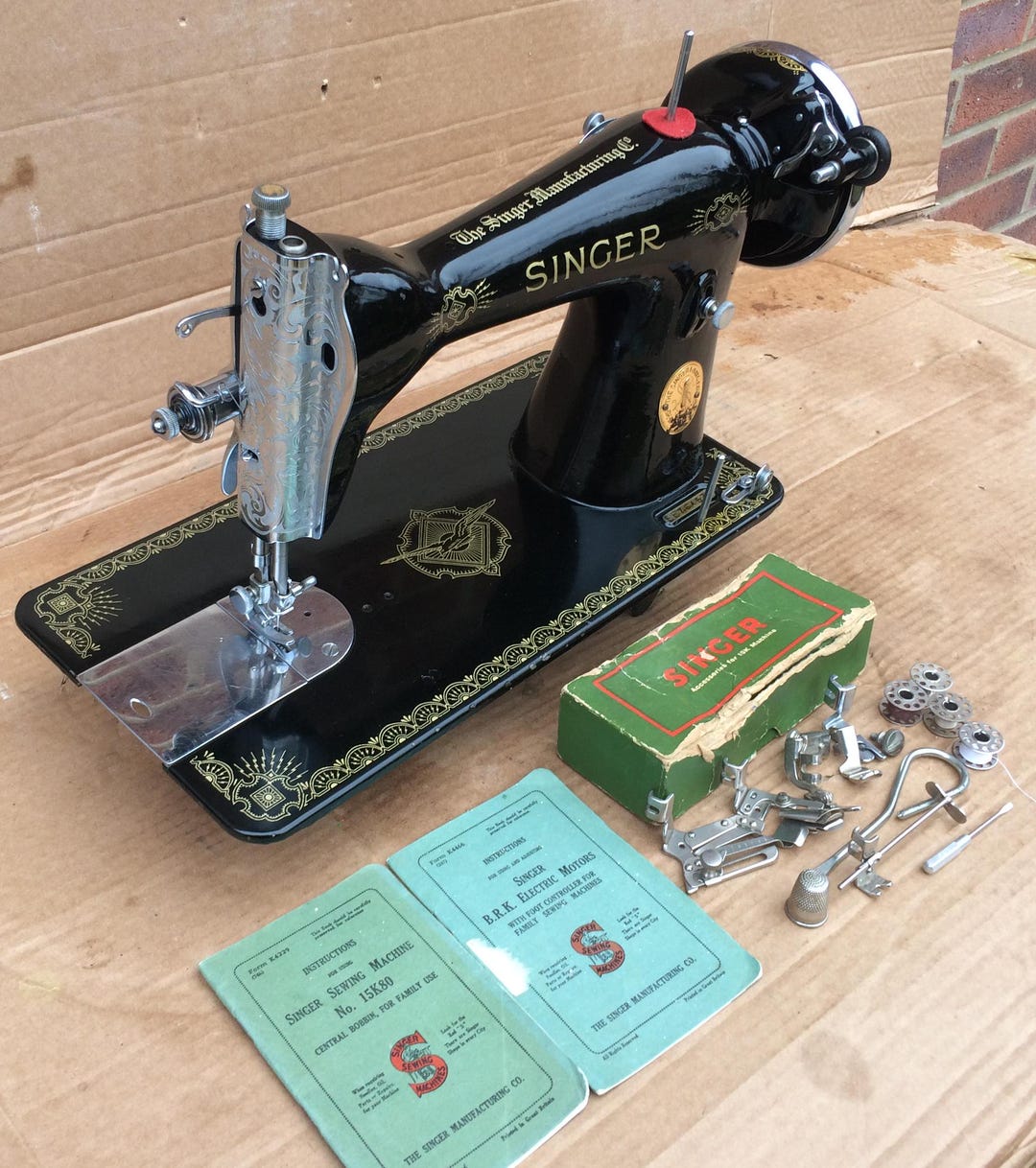 Singer 15k Sewing Machine Head: RAF Decals, Manuals & Accessories - Etsy