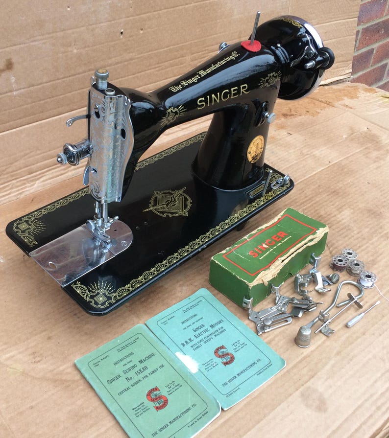 Singer 15k Sewing Machine Head: RAF Decals, Manuals & Accessories - Etsy