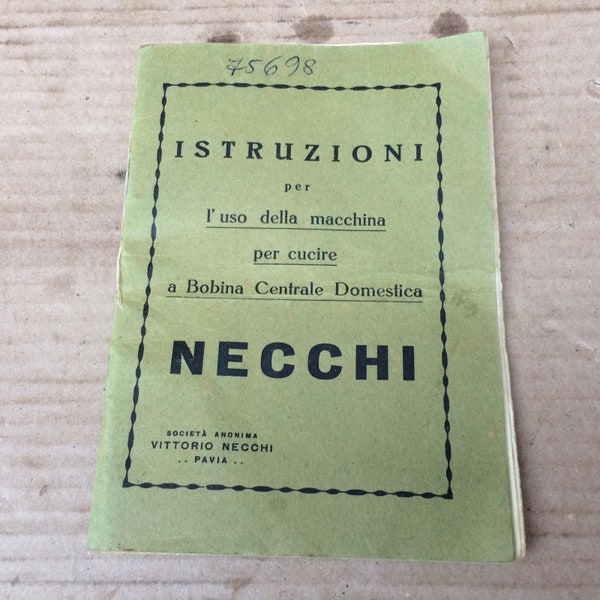 Necchi Vintage - Etsy