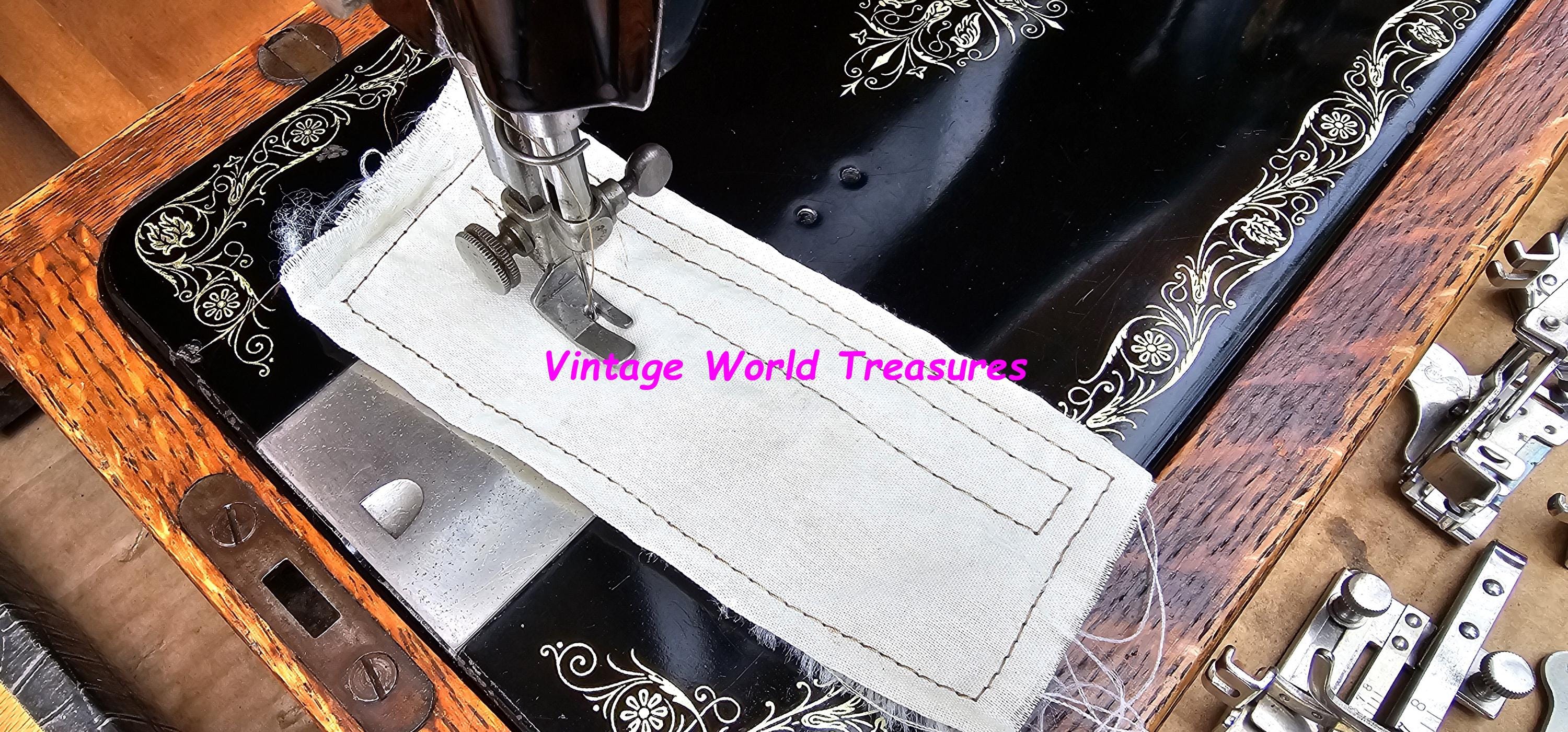 Singer 66K Blackside Hand Crank Sewing Machine With Attachments - Etsy