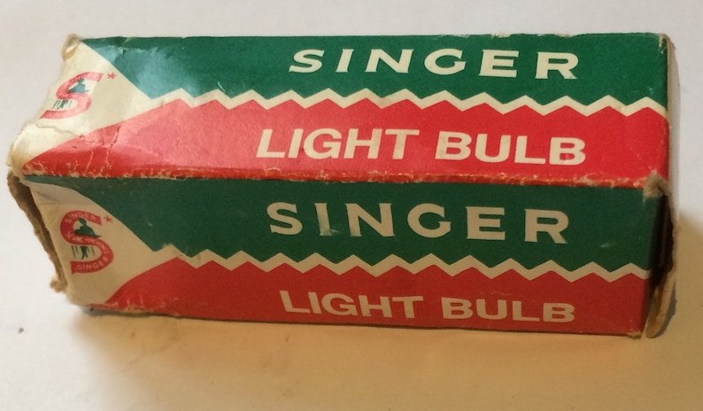 Vintage Singer Sewing Machine Light Bulb - Etsy