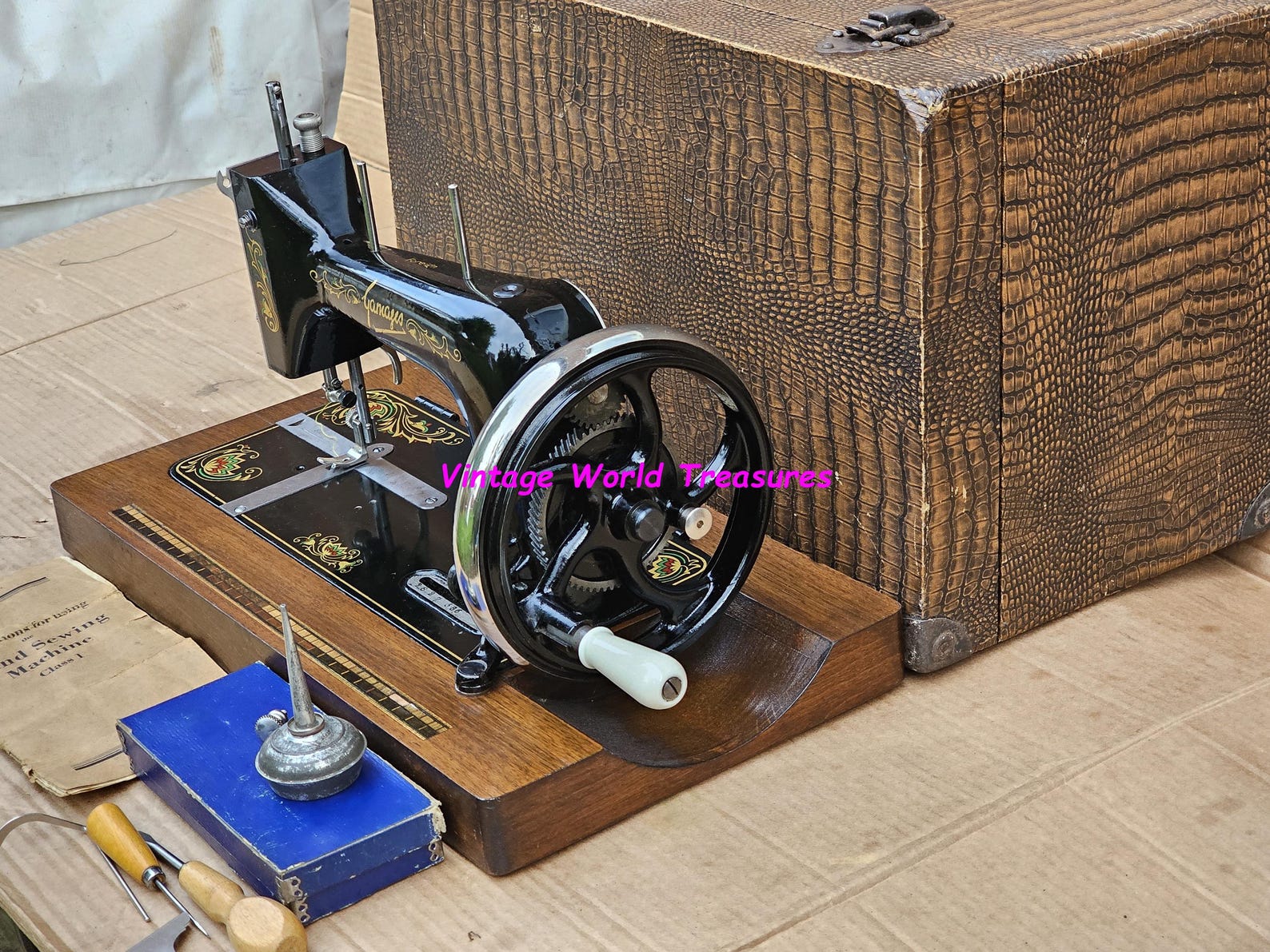 Gamages Hand Crank Sewing Machine - Etsy