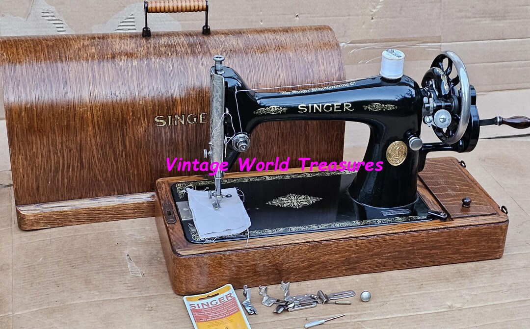 Singer 66K Hand Crank Sewing Machine - Etsy