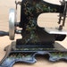 Vintage Muller No. 14 Miniature Toy Sewing Machine - German Collectable ...