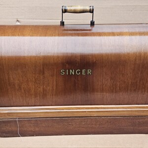 Singer 15, 15K Vintage Sewing Machine With Bentwood Case - Etsy