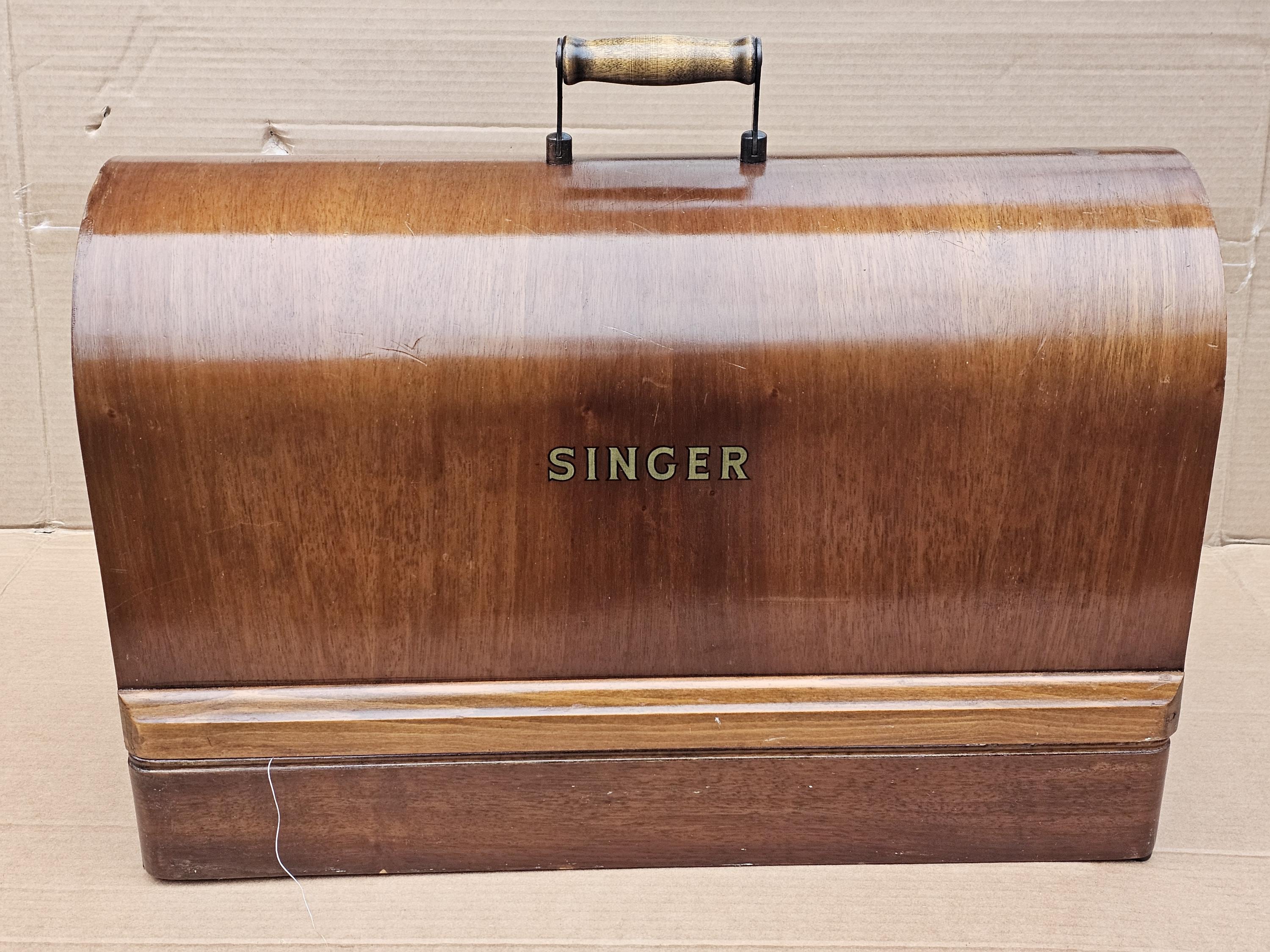 Singer 15, 15K Vintage Sewing Machine With Bentwood Case - Etsy