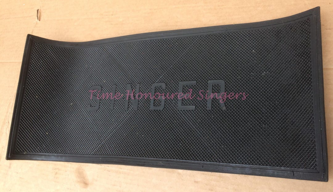 Black Singer Sewing Machine Rubber Mat - Etsy