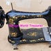 Antique Singer VS2 Fiddle Base Treadle Sewing Machine Head Painted Pink ...
