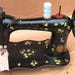 Singer Fiddle Base Improved Family Painted Daises Decals Sewing Machine ...