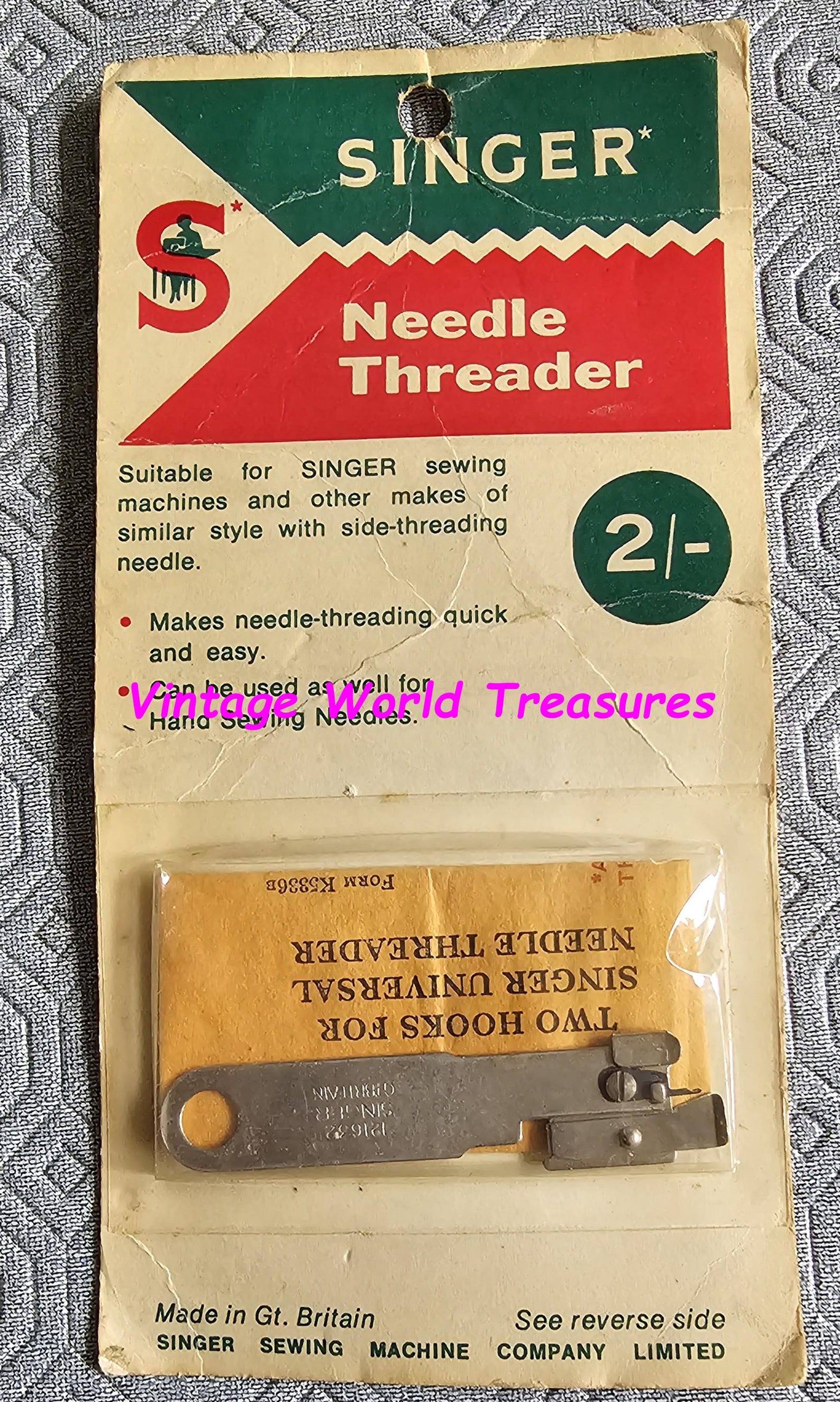 Singer Universal Needle Threader 121632 in Original Pack. - Etsy
