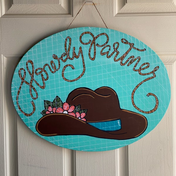Howdy Partner Sign - Etsy