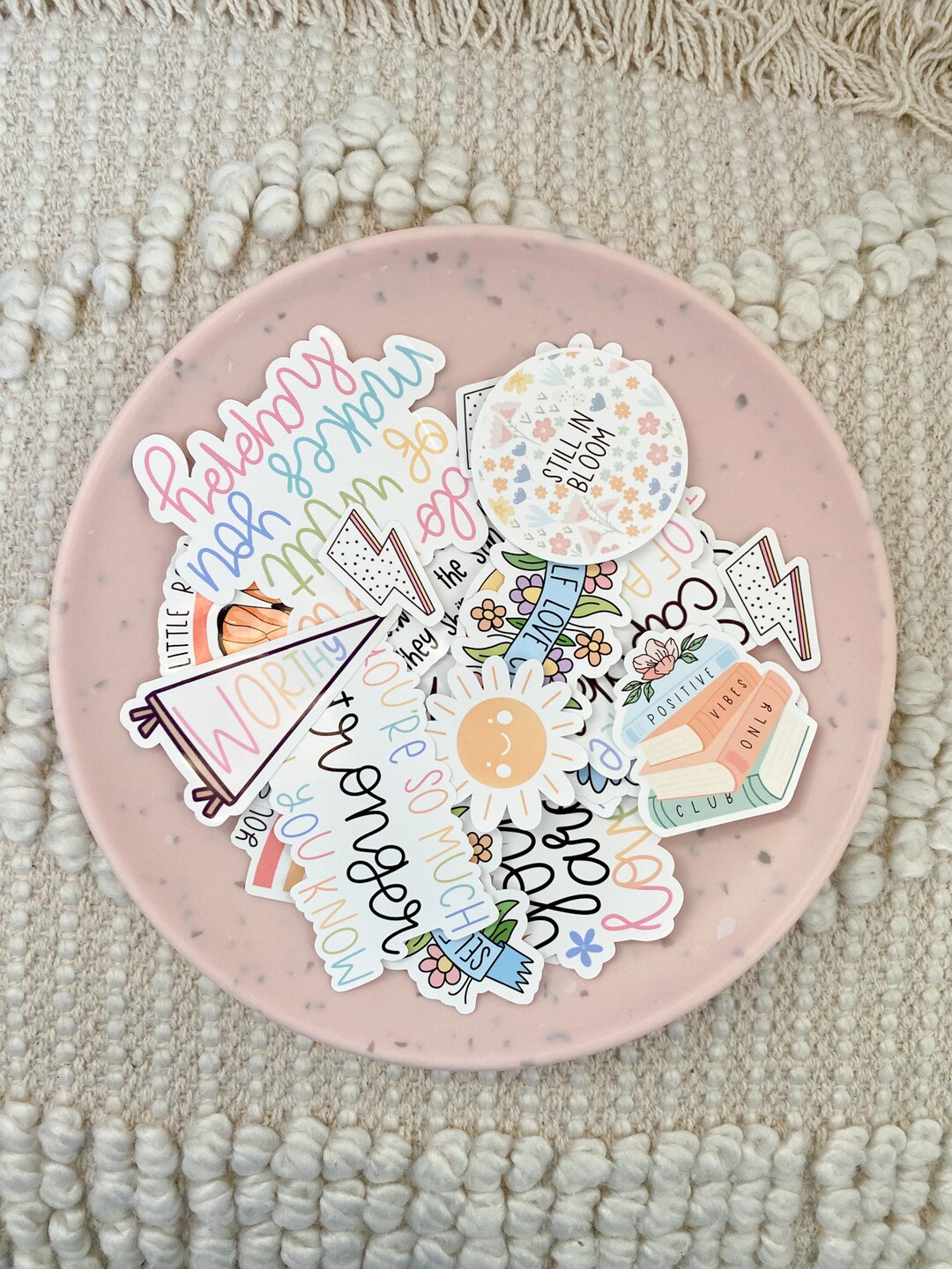 5 Sticker Bundle Sticker Bundles Sticker Pack Quote - Etsy