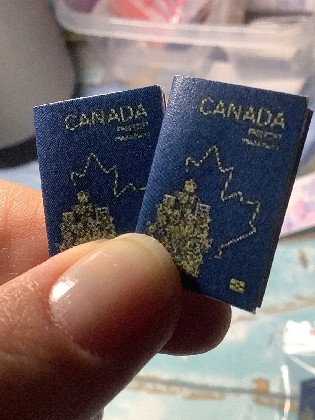 Miniature CANADA Passports X2 - Etsy