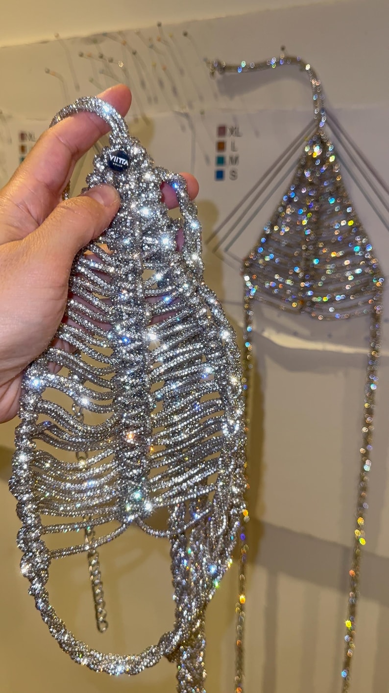 Sparkly Rhinestone Cord – 4mm Macrame Rope, Craft Supply (45 Meter ...