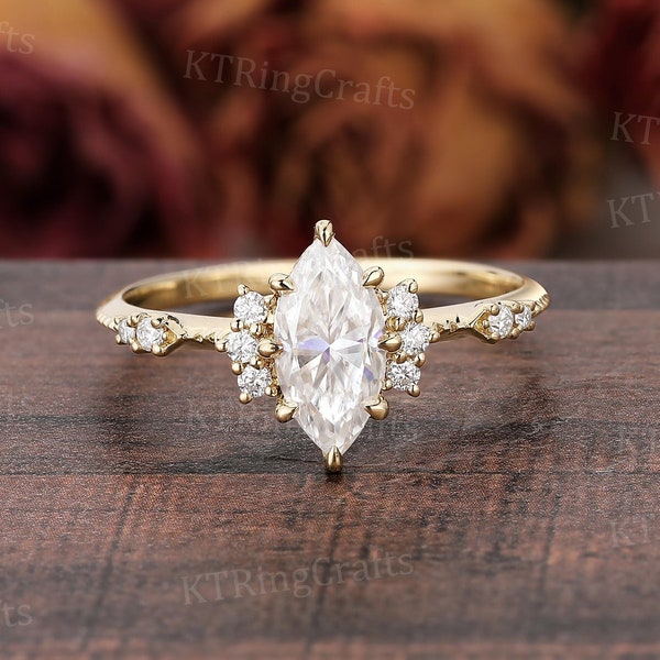 Antique Moissanite - Etsy