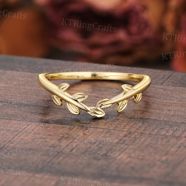 Leaf Wedding Ring - Etsy Canada