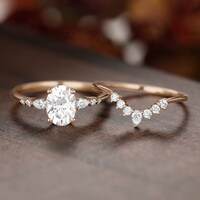 Engagement Ring Set - Etsy