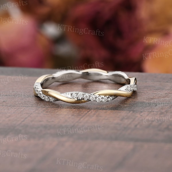 Twisted Wedding Band - Etsy