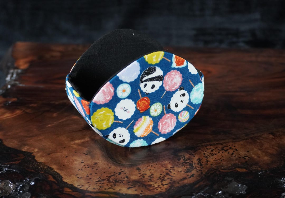 Round Pandas Lollipops Candy Rocking Basket Container Cotton Fabric From Japan. See Sample Video ...