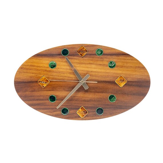 Clocks Home Décor Home Decor Wall Decor Ceramic Detailed Unique Wall ...