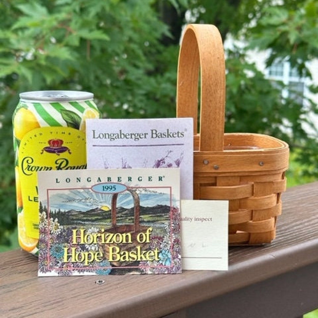 Longaberger Horizon of Hope American Cancer Society Basket 1995 Breast ...