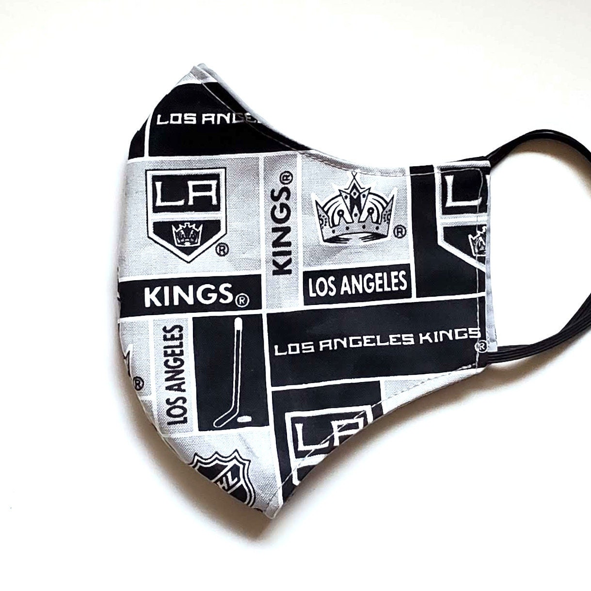 Los Angeles Kings face covering 2 Layer NHL face mask with | Etsy