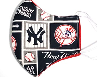 Yankees Face Mask - Etsy