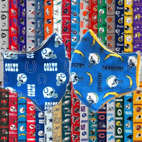 Nfl Teams Fabric - Etsy