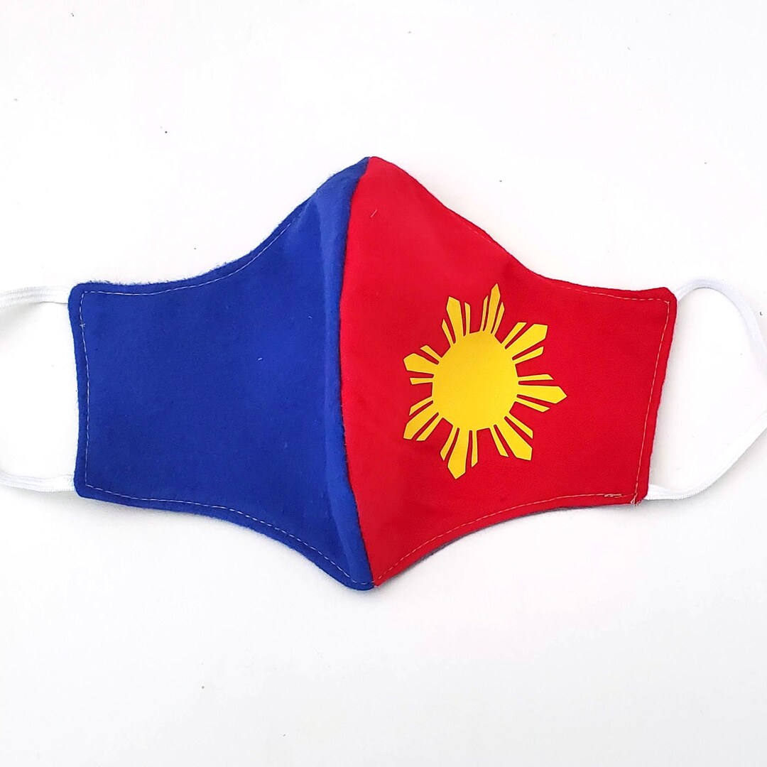 Filipino Face Covering, 2 Layer Face Mask With Adjustable Elastic ...