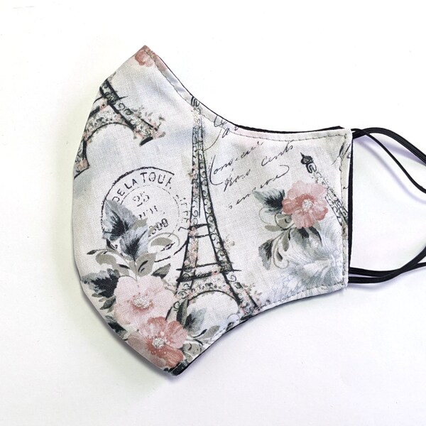 Eiffel Tower Face Mask - Etsy