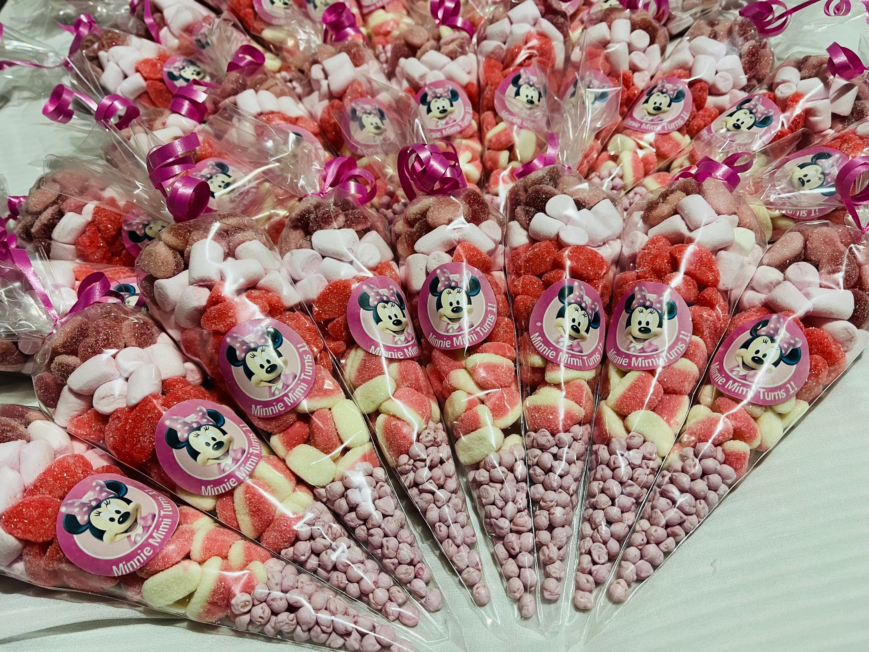 Minnie Mouse Halal Sweet Cones Peronalised Sweet Treat Cones - Etsy ...