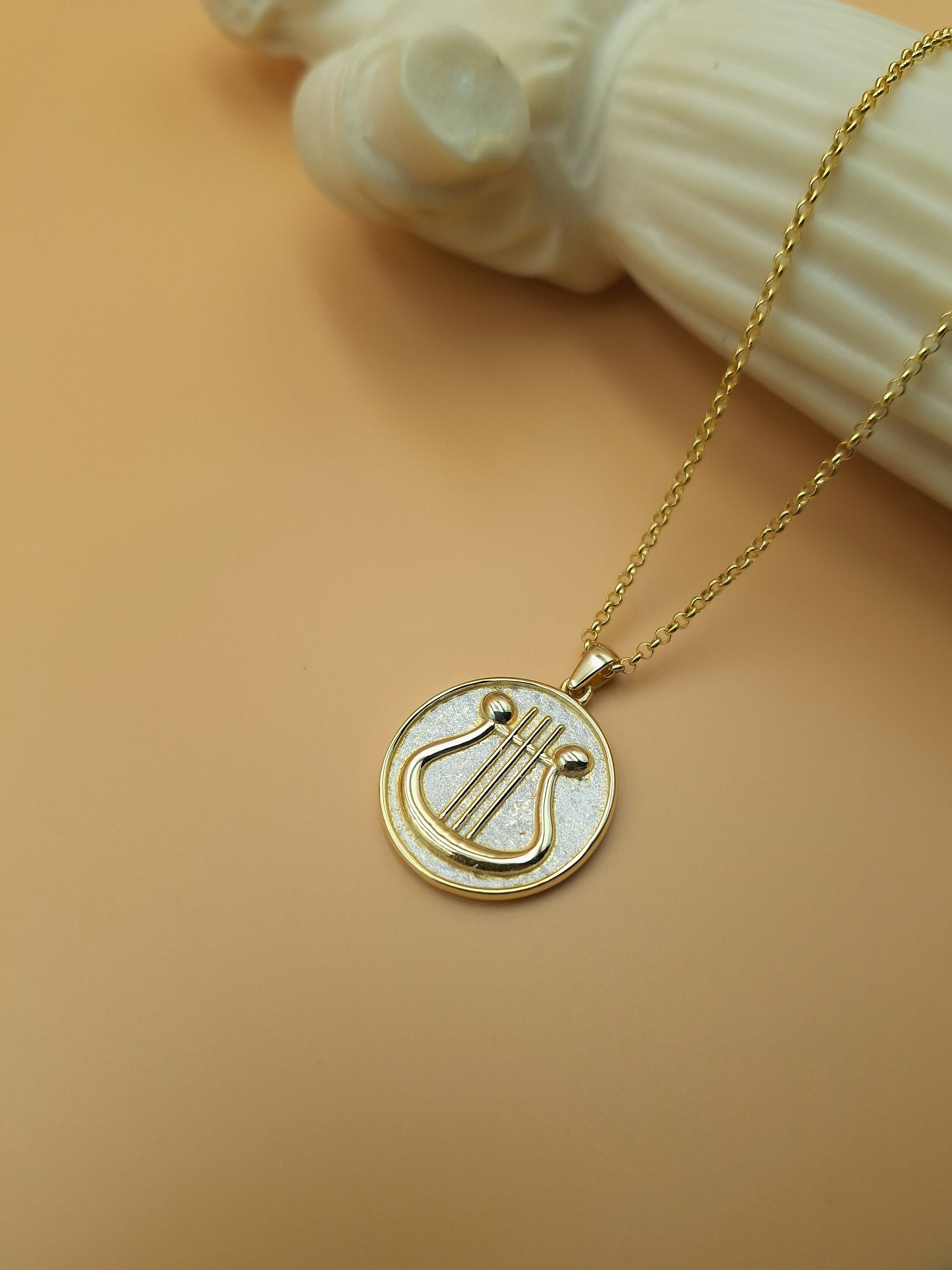 Apollo Necklace Ancient Greek Coin Necklace Apollo Pendant Olympian ...