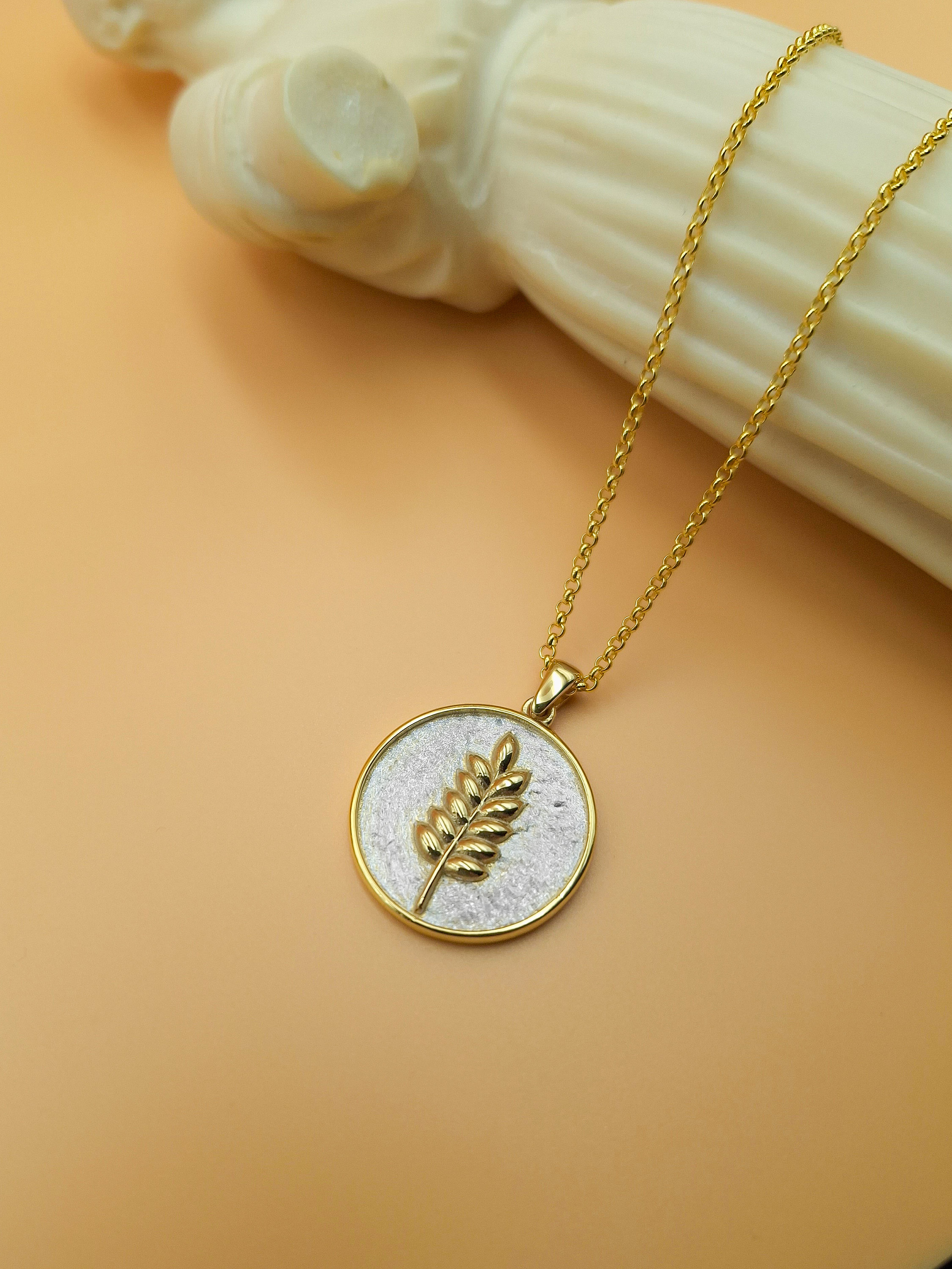 Demeter Necklace Ancient Greek Gods Necklace Olive Coin Olympian Gods ...