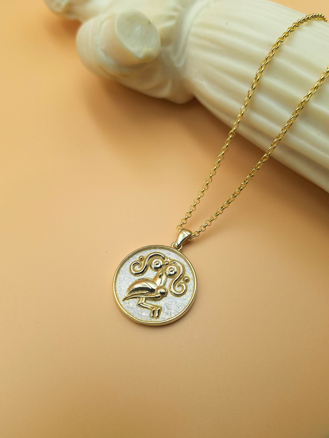 Athena Necklace •ancient Greek Gods Necklace•greek Owl Symbol•olympian ...