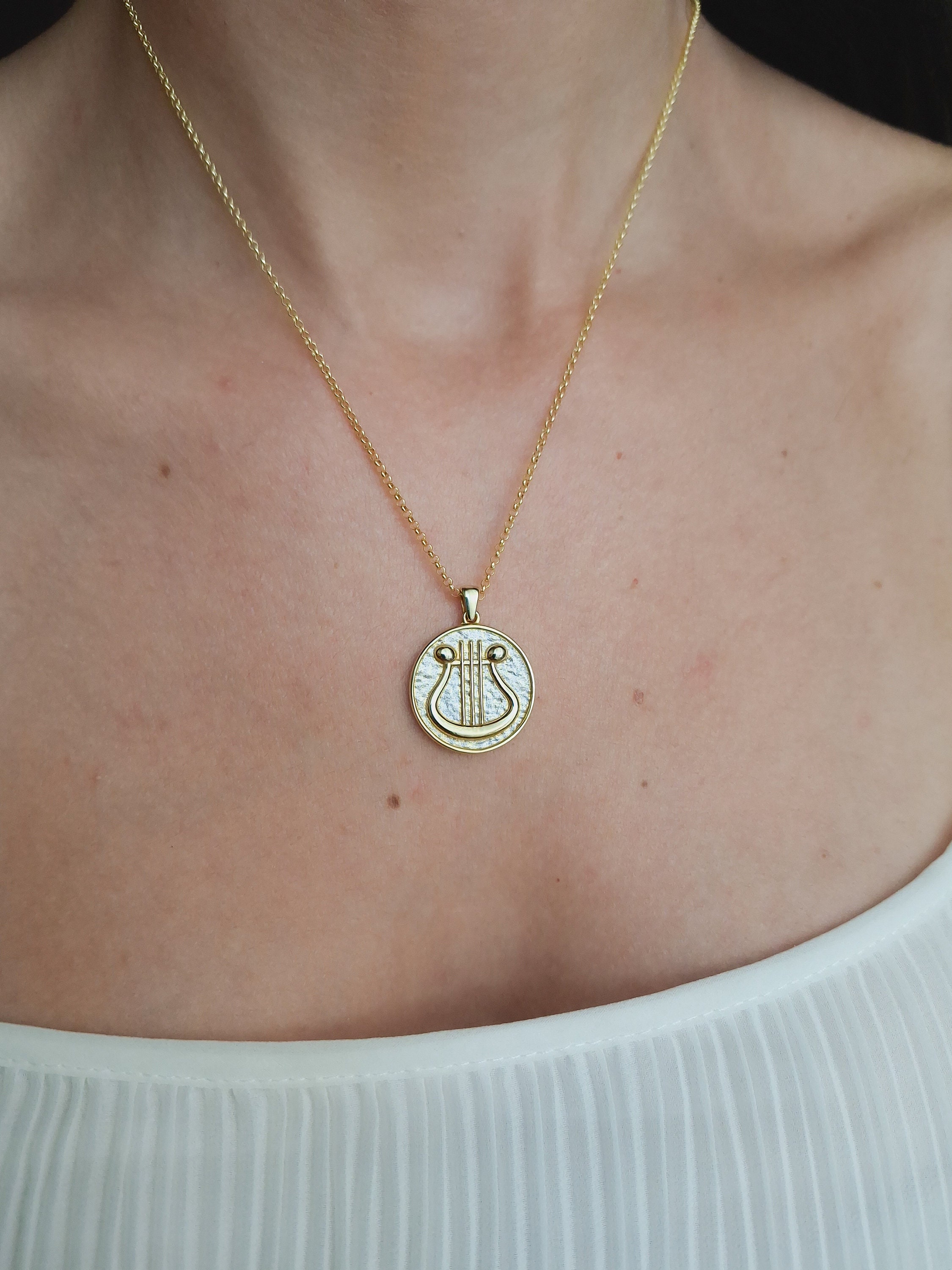 Apollo Necklace Ancient Greek Coin Necklace Apollo Pendant Olympian ...