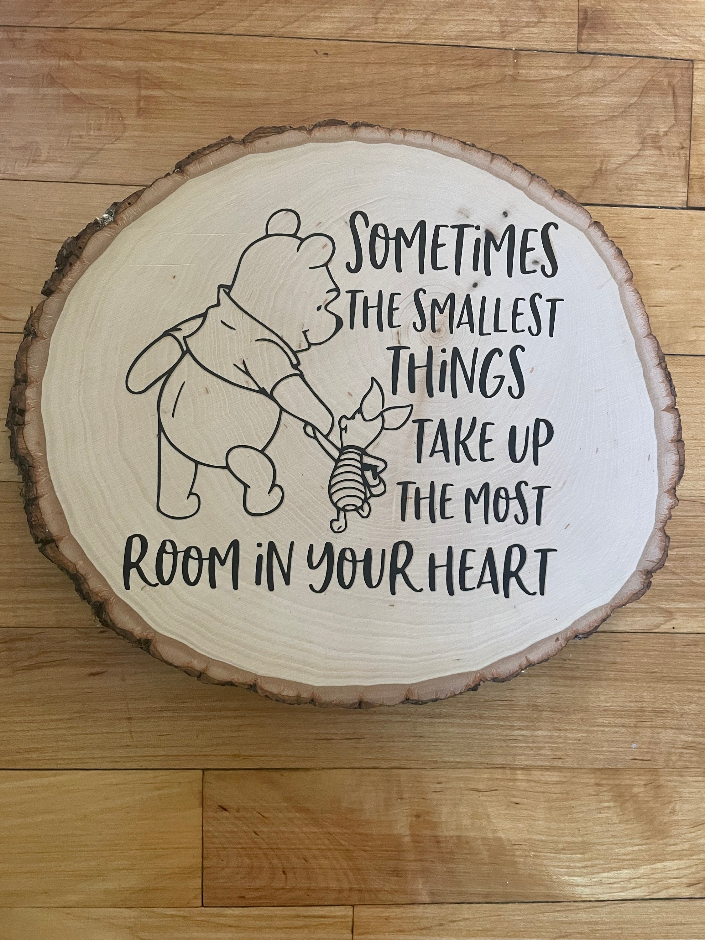 Winnie the Pooh Wood Sign : Sometimes the Smallest Things.. - Etsy