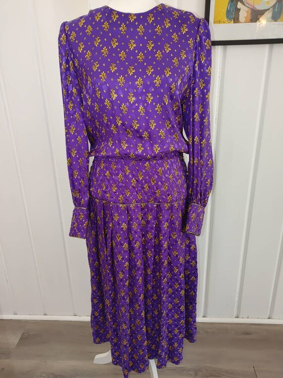 Stunning Vintage Maggie London by Jeannene Booher 100% Silk - Etsy