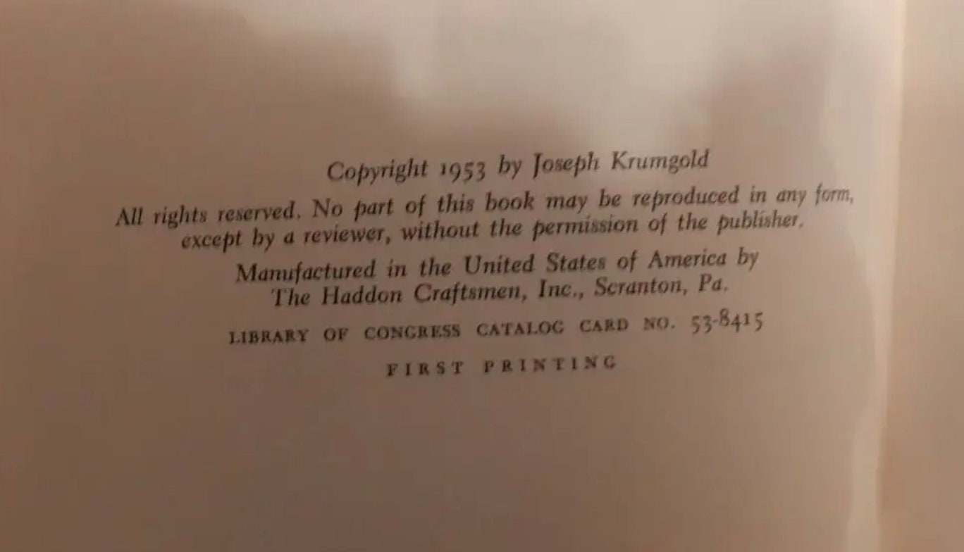 And Now Miguel, 1st Printing, 1953 Newberry Award Winner ! Joseph ...