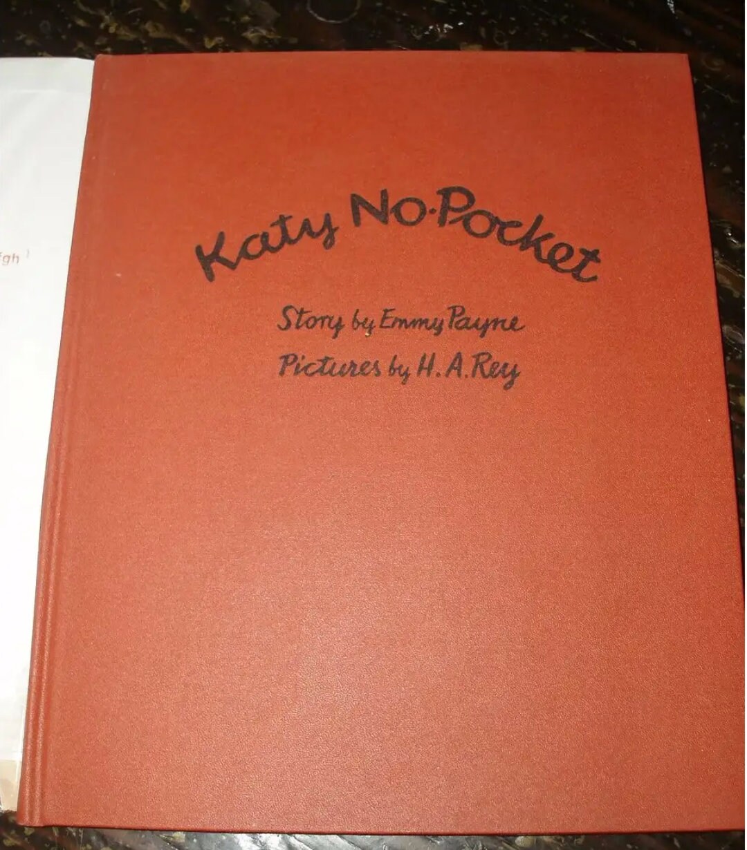Katy No-pocket, 1944, 1st Edition , 1st Printing in DJ , H.A REY , Emmy ...