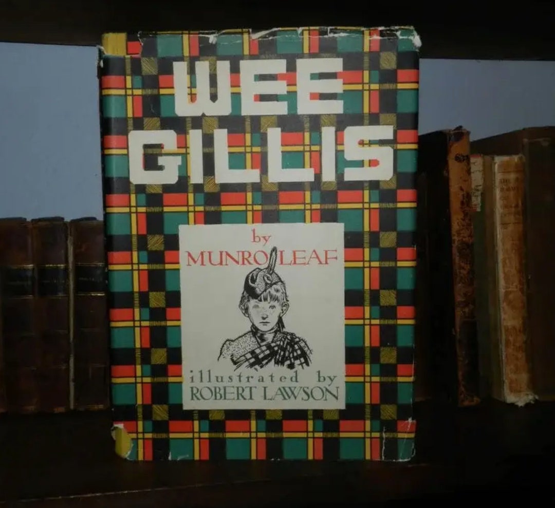 Munro Leaf & Robert Lawson Wee Gillis 1938 DJ First Edition - Etsy