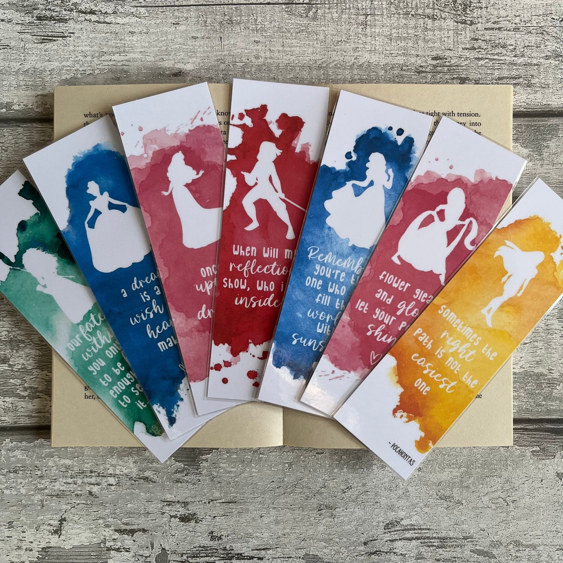 Princess Bookmark Collection Bookmarks Bookish Gift for Book Lover Page ...